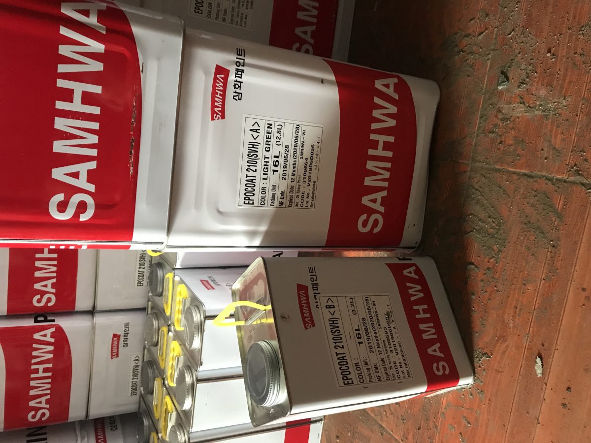 Sơn lăn Epocoat 210 (SVH) của hãng SAMHWA - SƠN NỀN NHÀ XƯỞNG